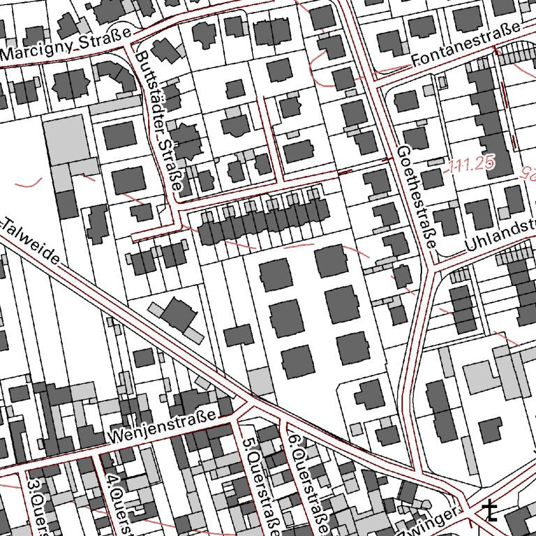 Freinsheim 1 (1:5,000) Map by Landesamt fur Vermessung und ...