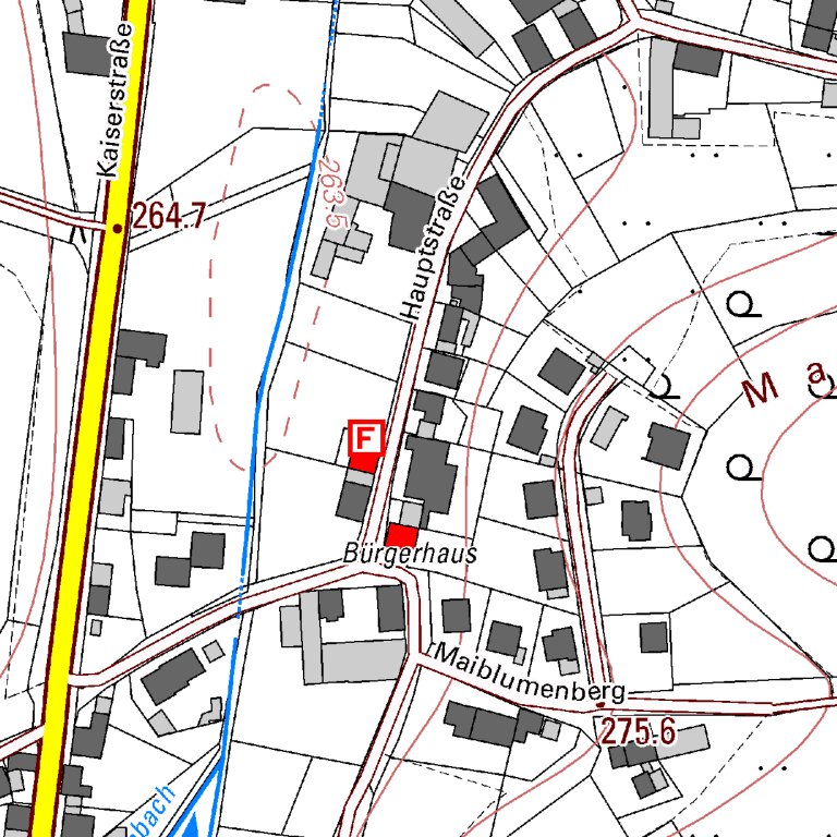 Wartenberg-Rohrbach (1:5,000) Map by Landesamt fur Vermessung und ...