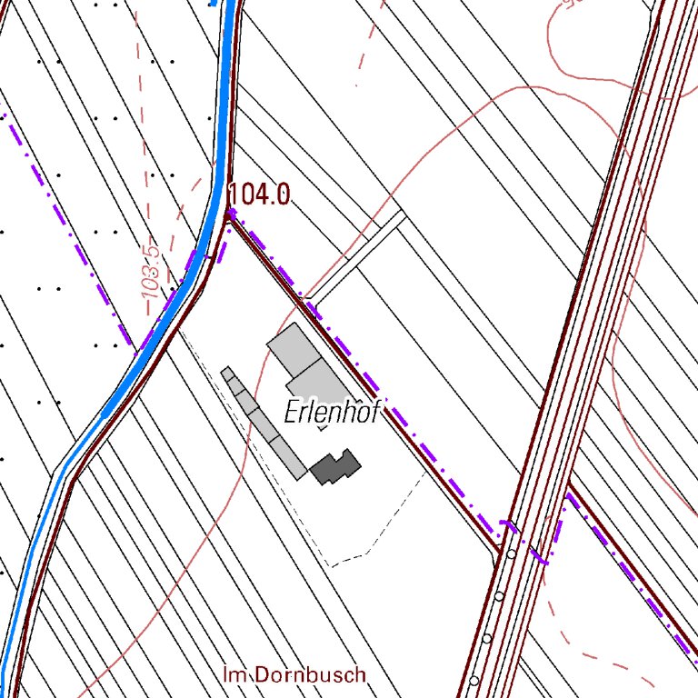 Hochdorf-Assenheim 2 (1:5,000) Map by Landesamt fur Vermessung und ...