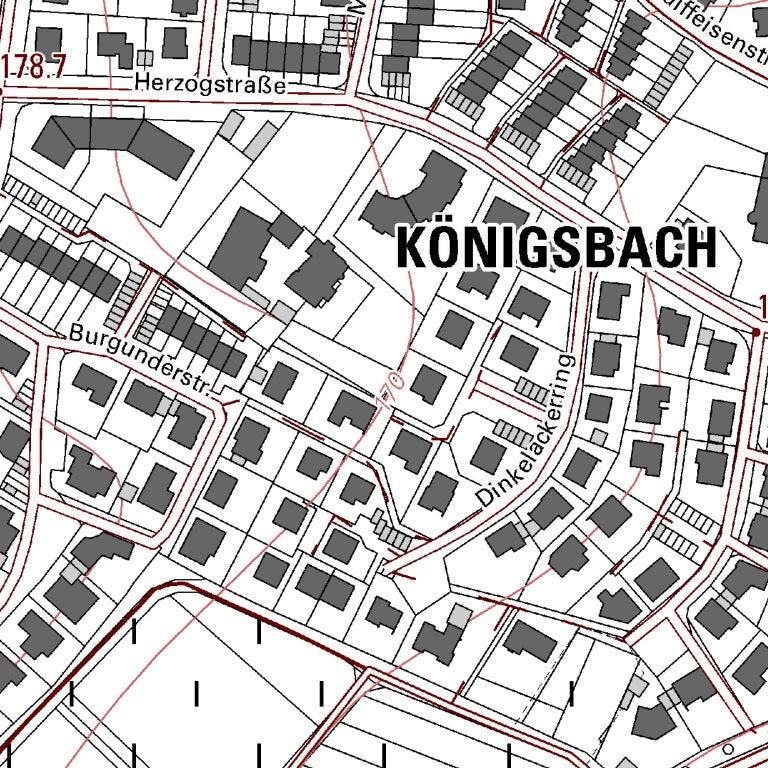 Neustadt an der Weinstraße 1 (1:5,000) Map by Landesamt fur Vermessung ...