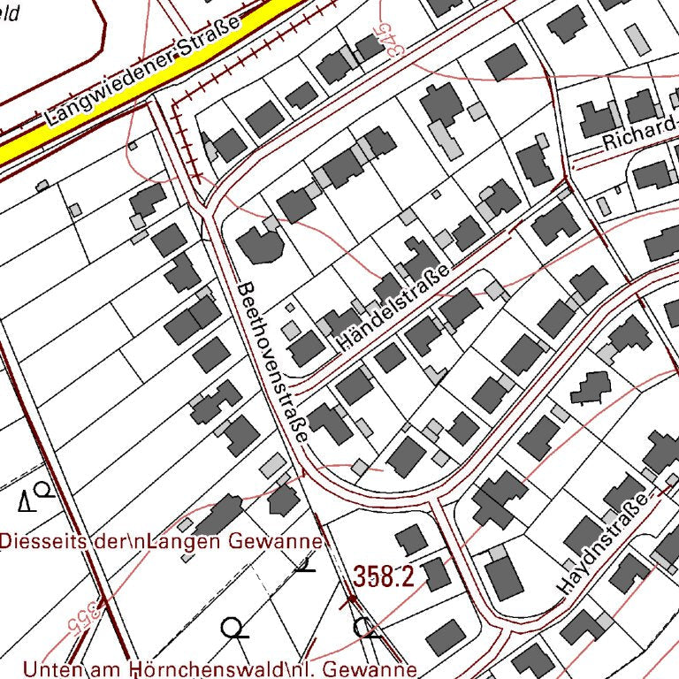 Landstuhl 1 (1:5,000) Map by Landesamt fur Vermessung und ...