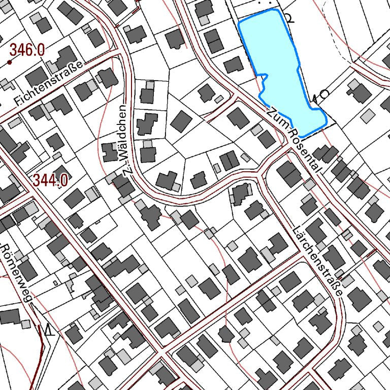 Queidersbach 1 (1:5,000) Map by Landesamt fur Vermessung und ...