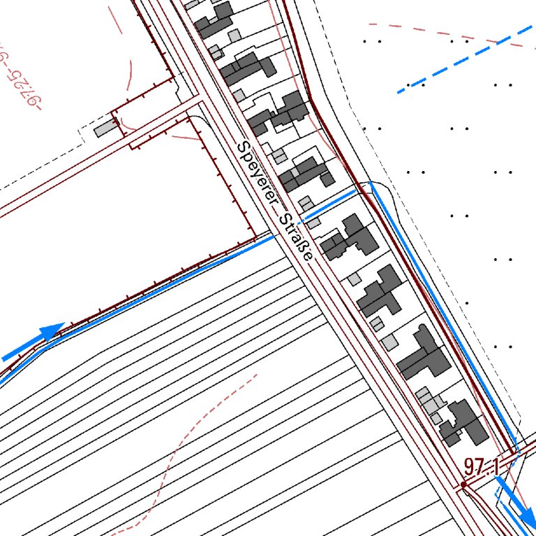 Limburgerhof 1 (1:5,000) Map by Landesamt fur Vermessung und ...