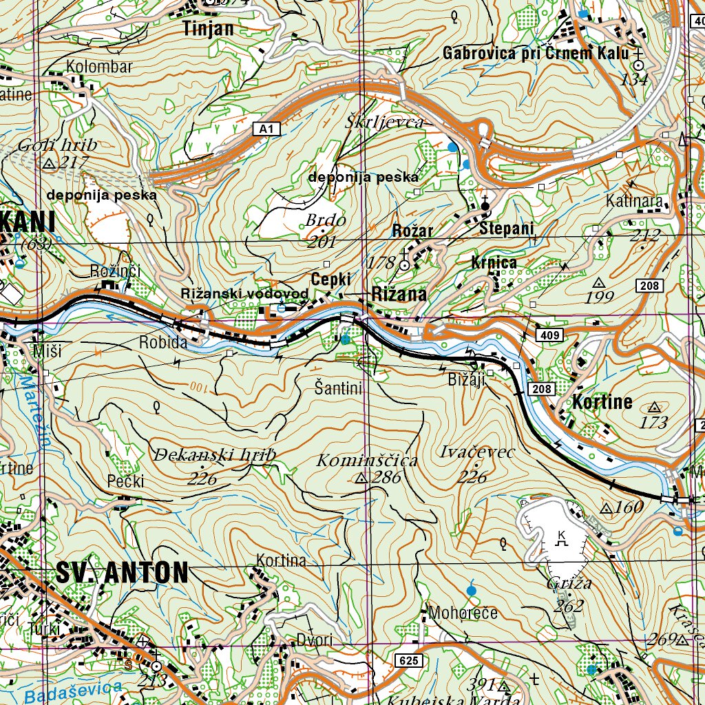 Koper (T505301AH) Map by Surveying and Mapping Authority of the ...