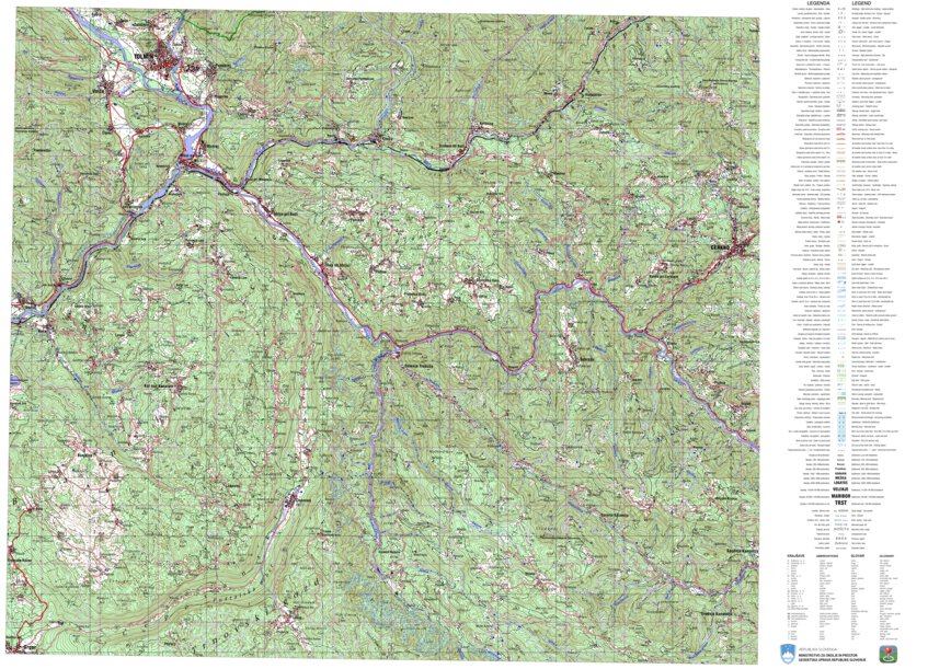 Tolmin (T503001A) Map by Surveying and Mapping Authority of the ...