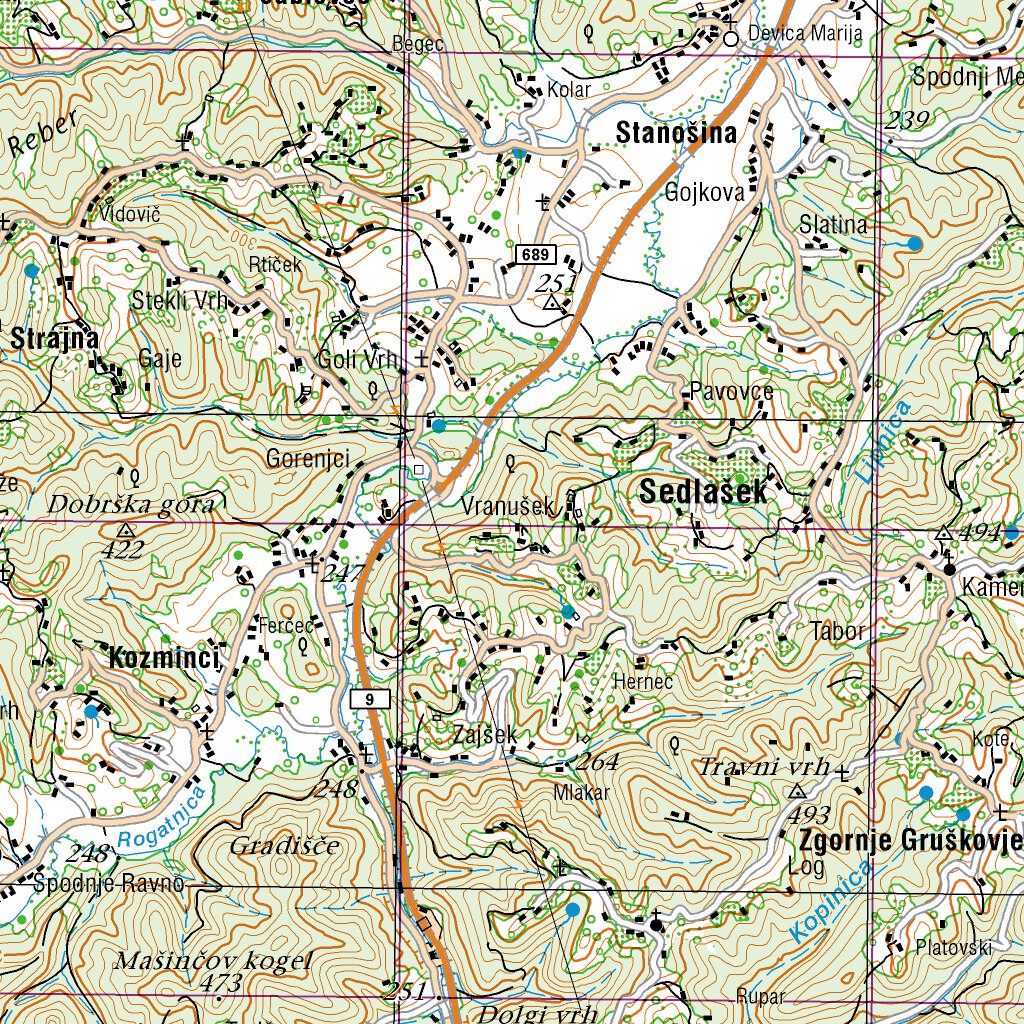 Rogatec (T502701AH) Map by Surveying and Mapping Authority of the ...