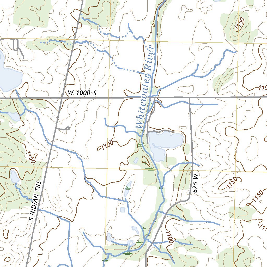 Carlos, IN (2022, 24000-Scale) Map by United States Geological Survey ...