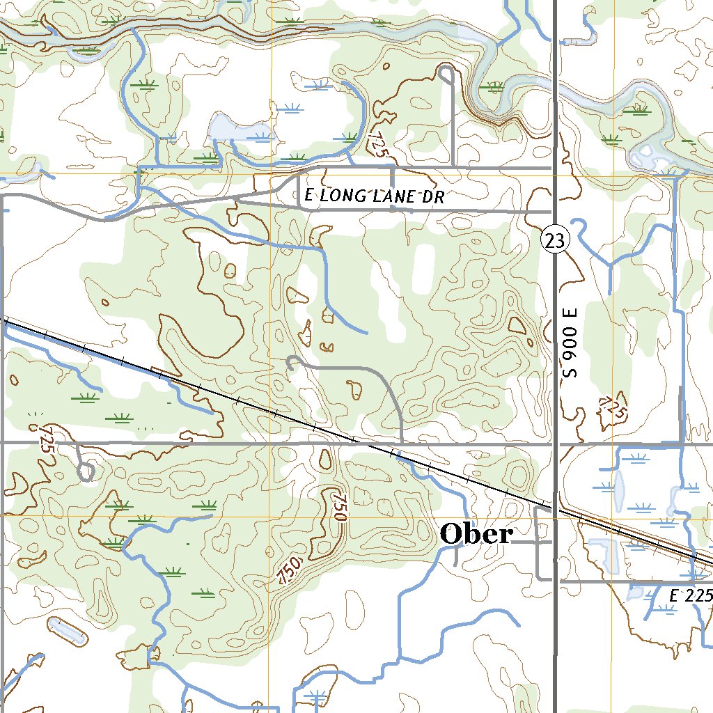 Knox East, IN (2022, 24000-Scale) Map by United States Geological ...