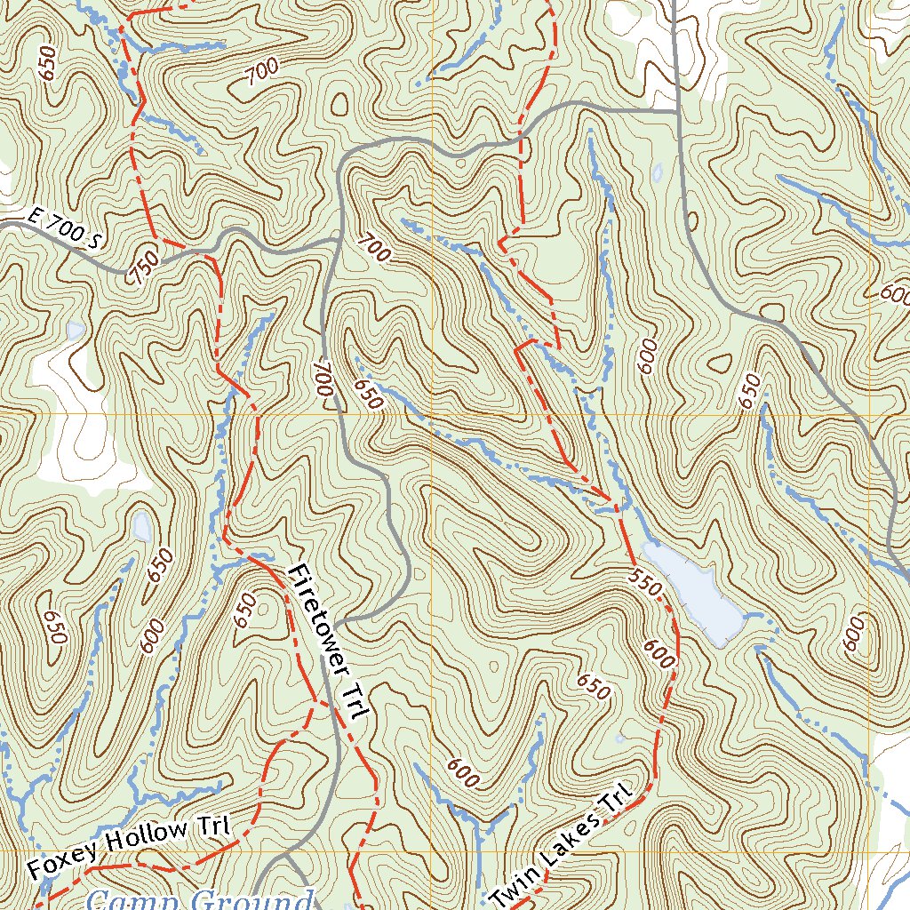 Saint Anthony, IN (2022, 24000-Scale) Map by United States Geological ...