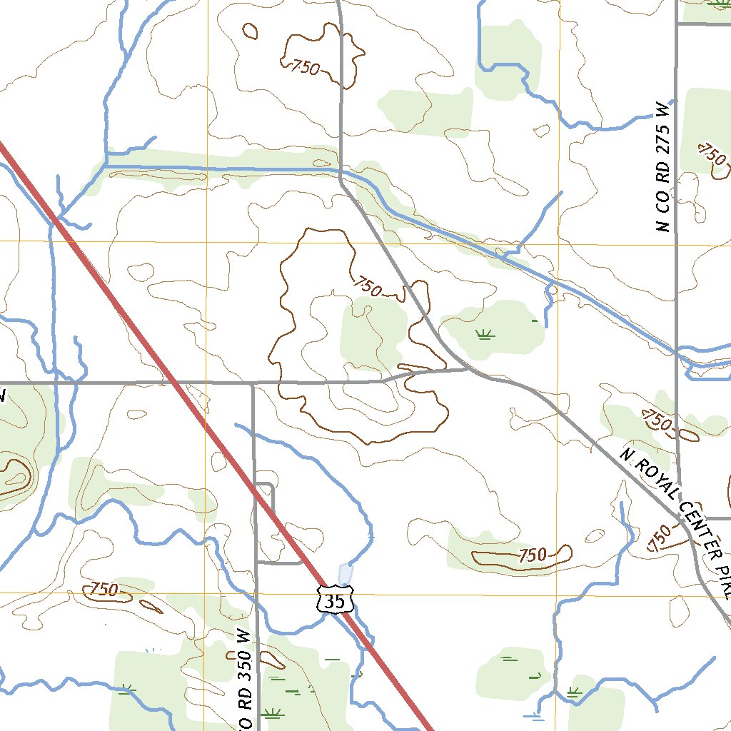 Lucerne, IN (2022, 24000-Scale) Map by United States Geological Survey ...