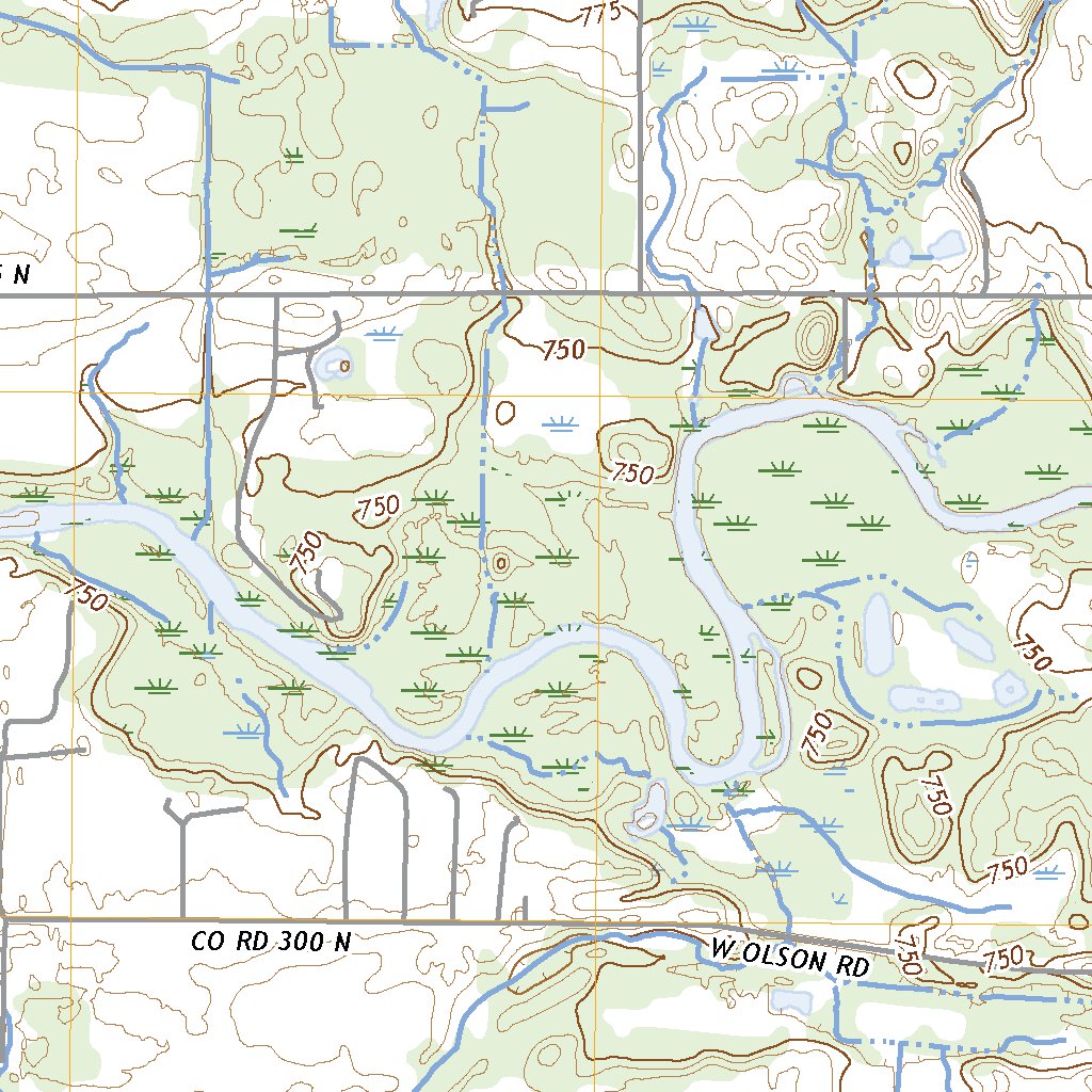 Pershing, IN (2022, 24000-Scale) Map by United States Geological Survey ...