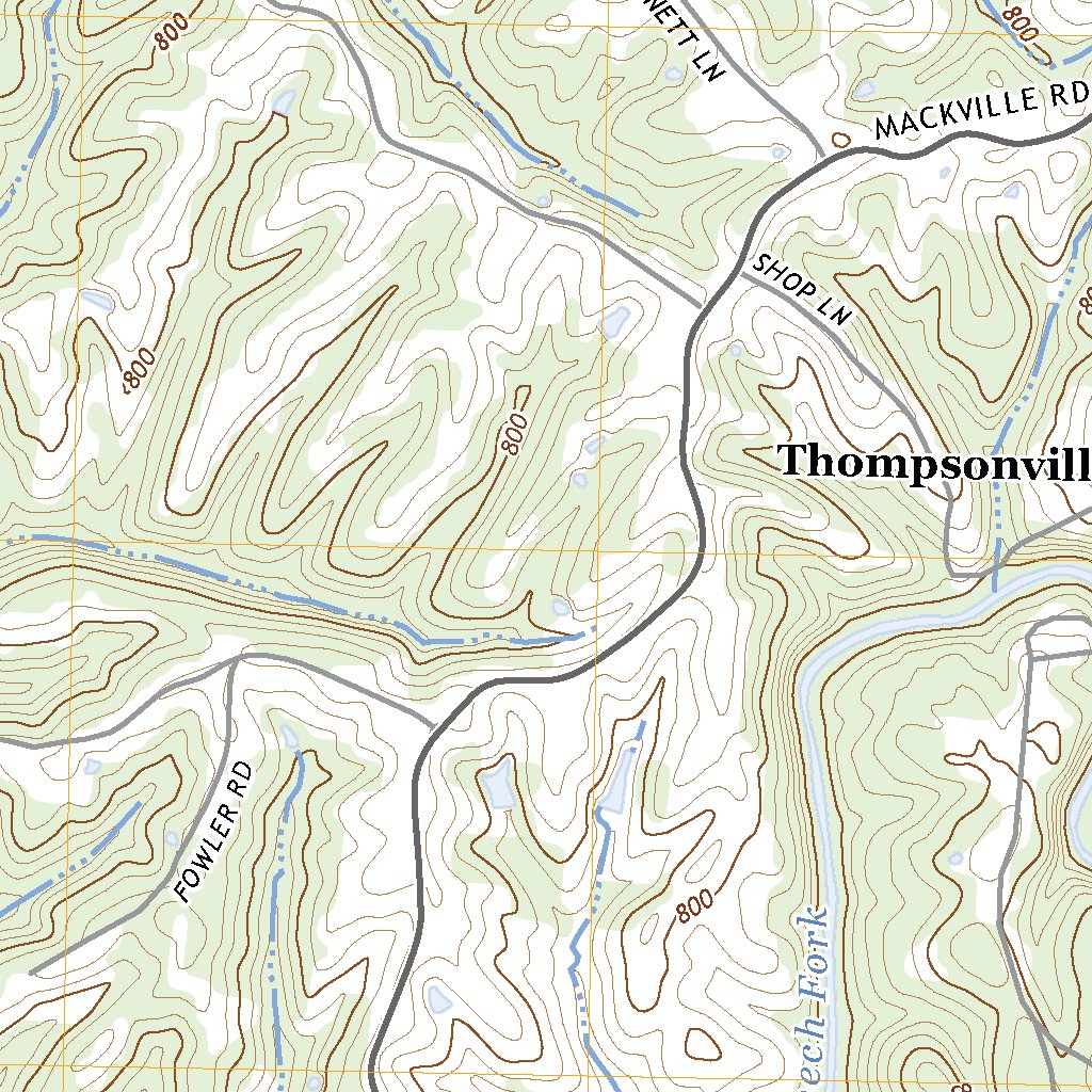 Springfield, KY (2022, 24000-Scale) Map by United States Geological ...