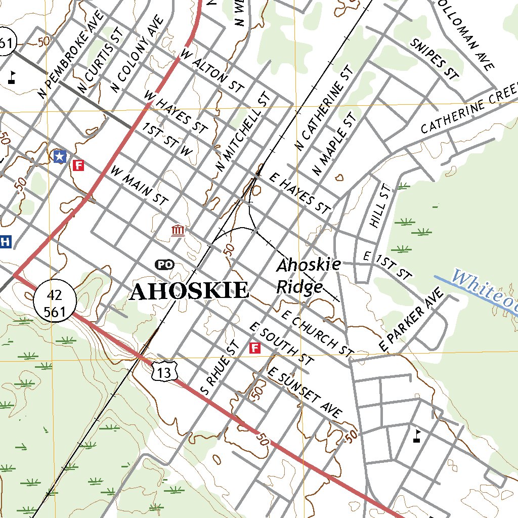 Ahoskie, NC (2022, 24000-Scale) Map by United States Geological Survey ...