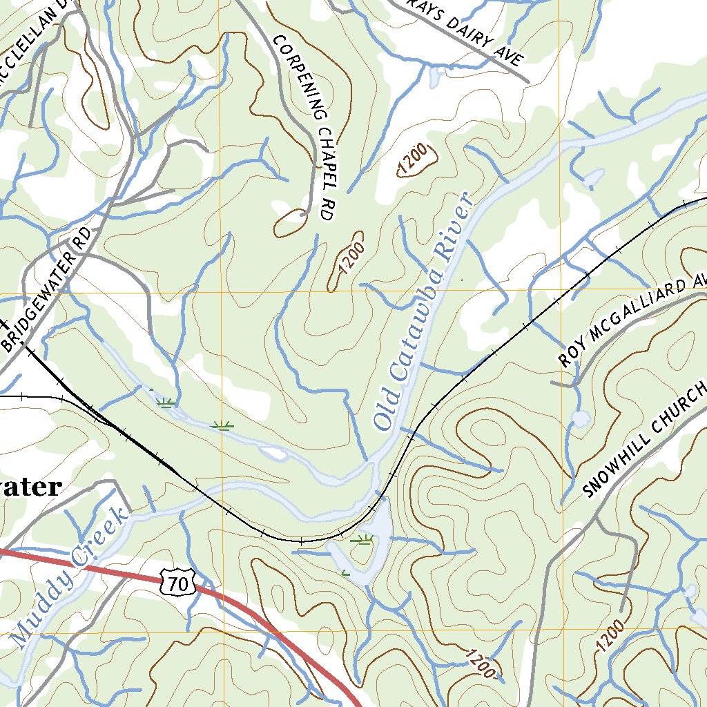 Glen Alpine, NC (2022, 24000-Scale) Map by United States Geological ...