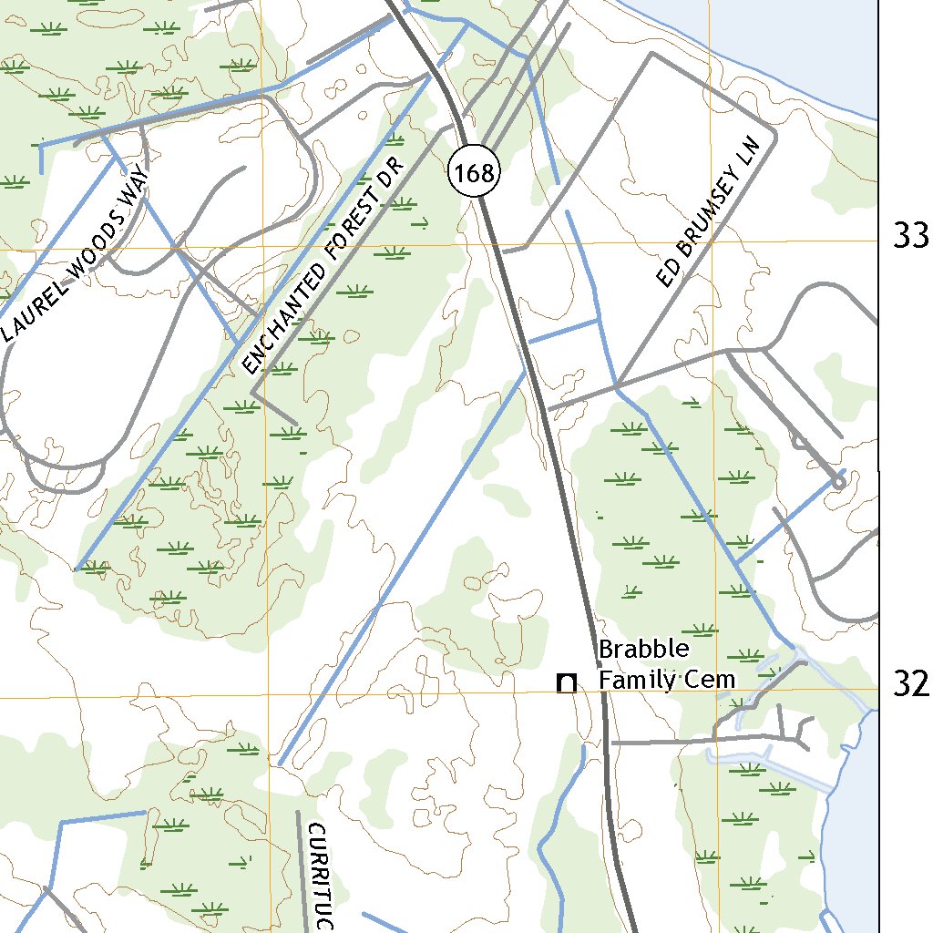 Currituck, NC (2022, 24000-Scale) Map by United States Geological ...