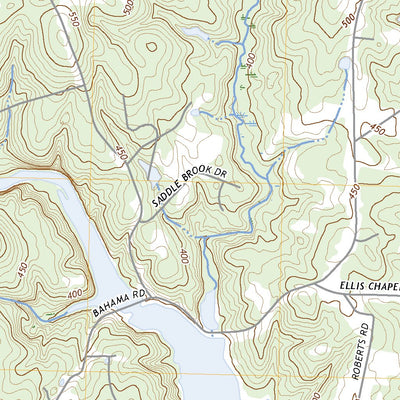 Lake Michie, NC (2022, 24000-Scale) Map by United States Geological ...