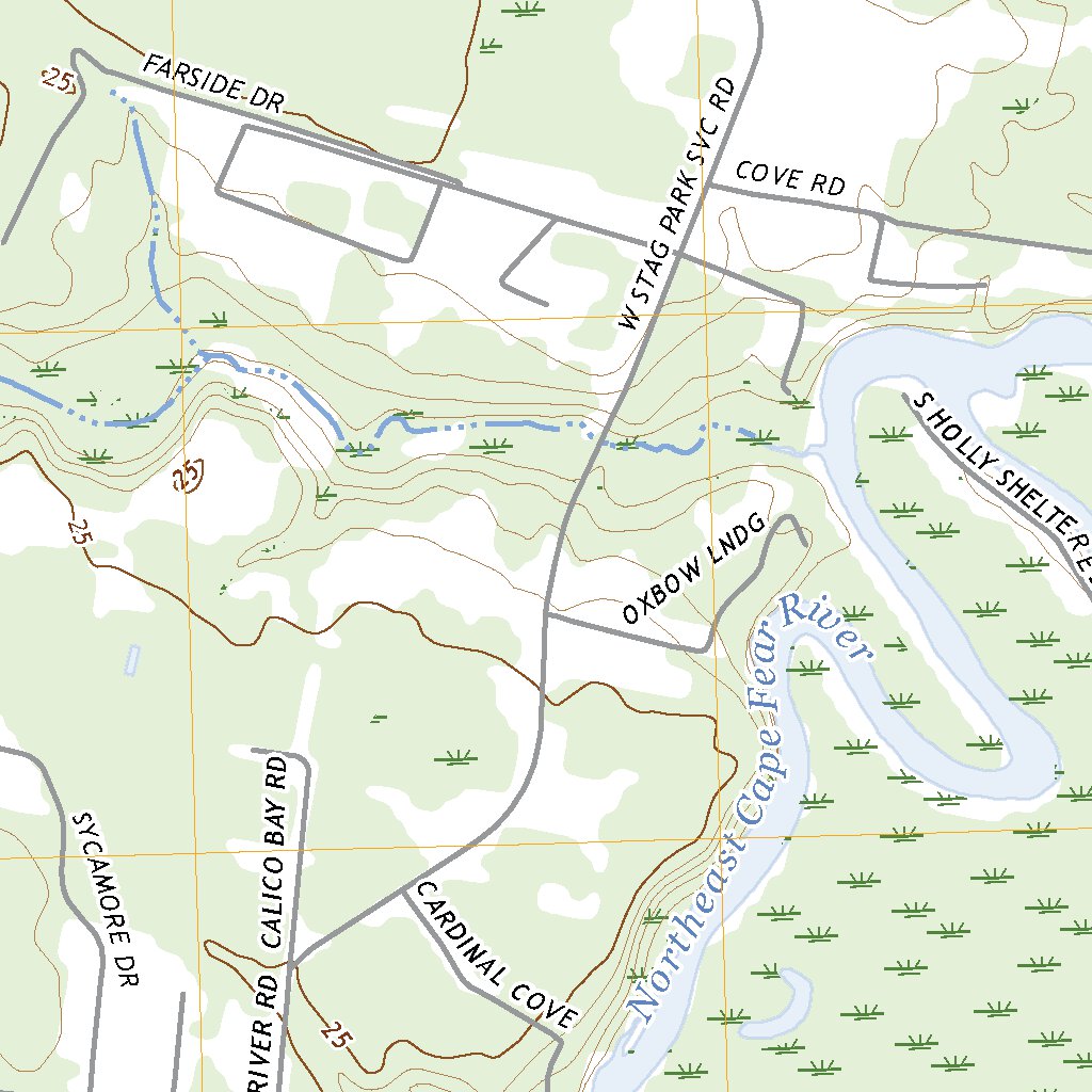 Stag Park, NC (2022, 24000-Scale) Map by United States Geological ...