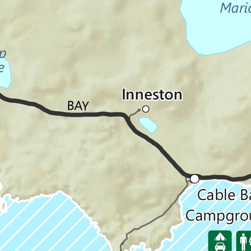 Dhilba Guuranda-Innes National Park - Casuarina campground Map by ...