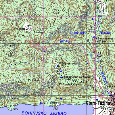 Triglav (T502101A) Map by Surveying and Mapping Authority of the ...