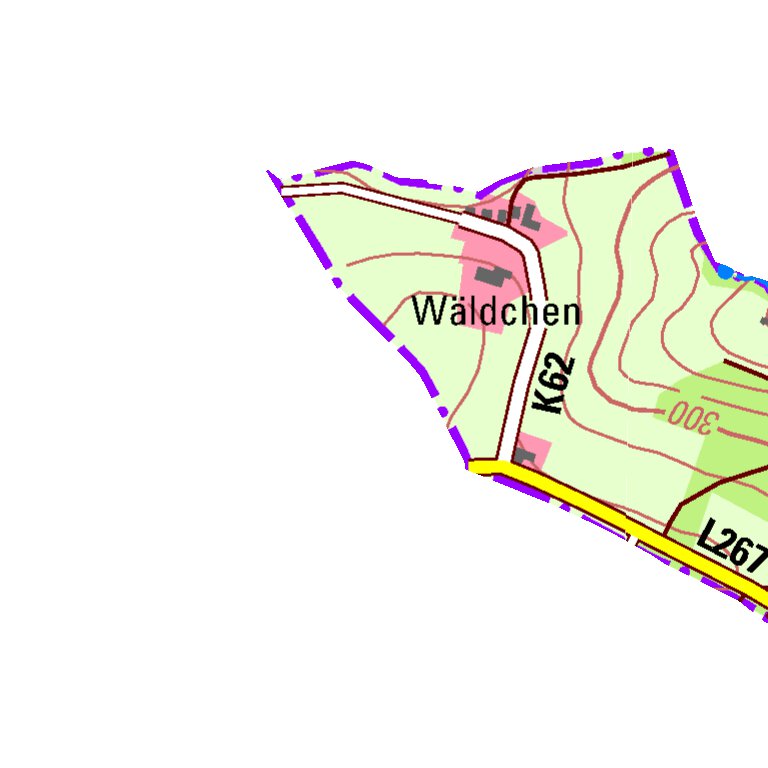 Forst (1:25,000) Map by Landesamt fur Vermessung und ...