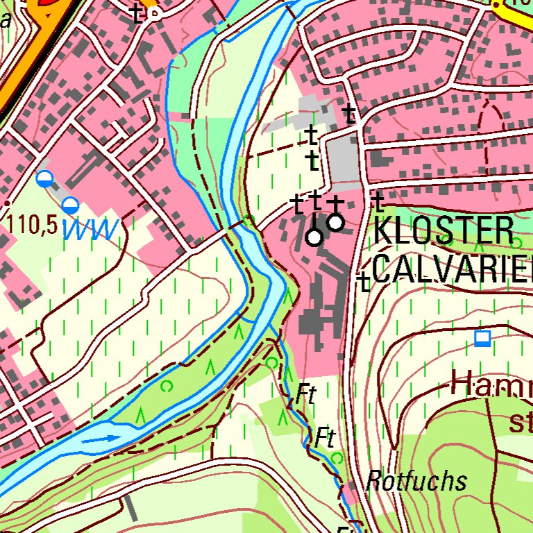 Bad Neuenahr-Ahrweiler (1:25,000) Map by Landesamt fur Vermessung und ...