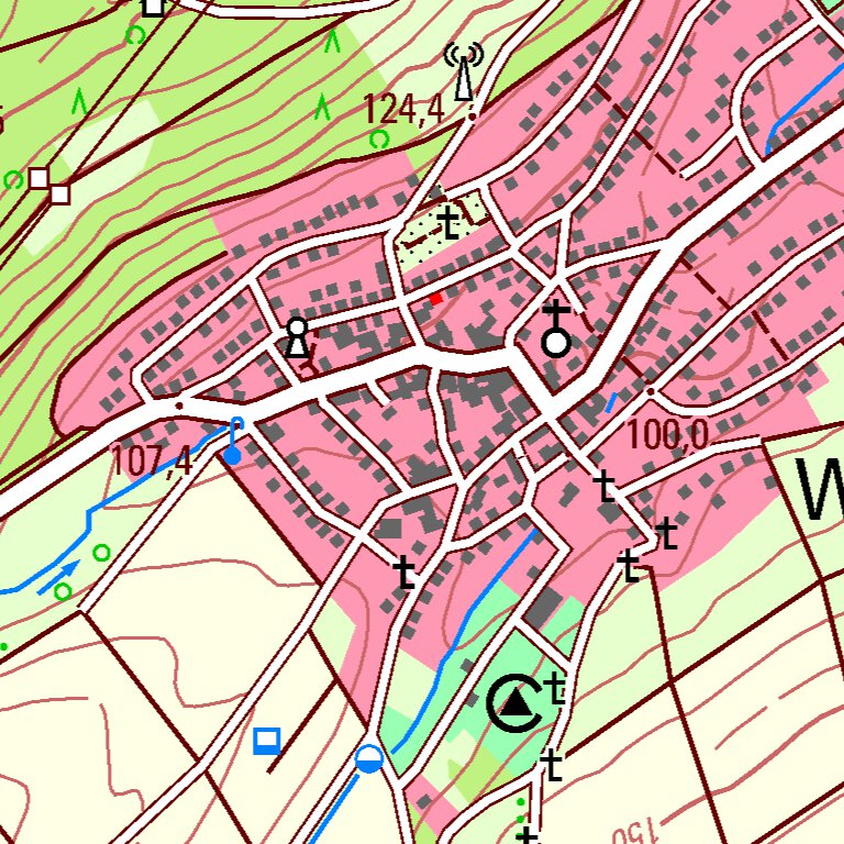 Sinzig (1:25,000) Map by Landesamt fur Vermessung und ...