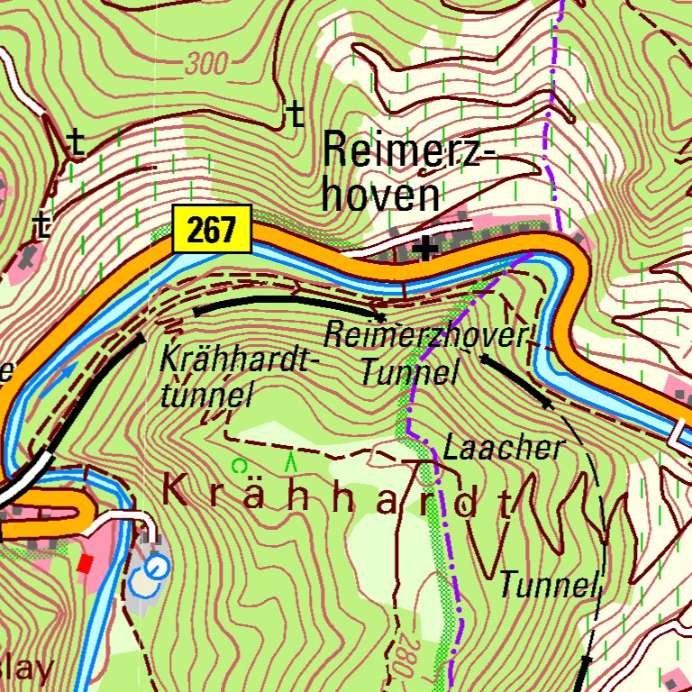 Altenahr (1:25,000) Map by Landesamt fur Vermessung und ...