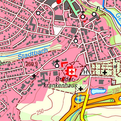 Montabaur (1:25,000) Map by Landesamt fur Vermessung und ...