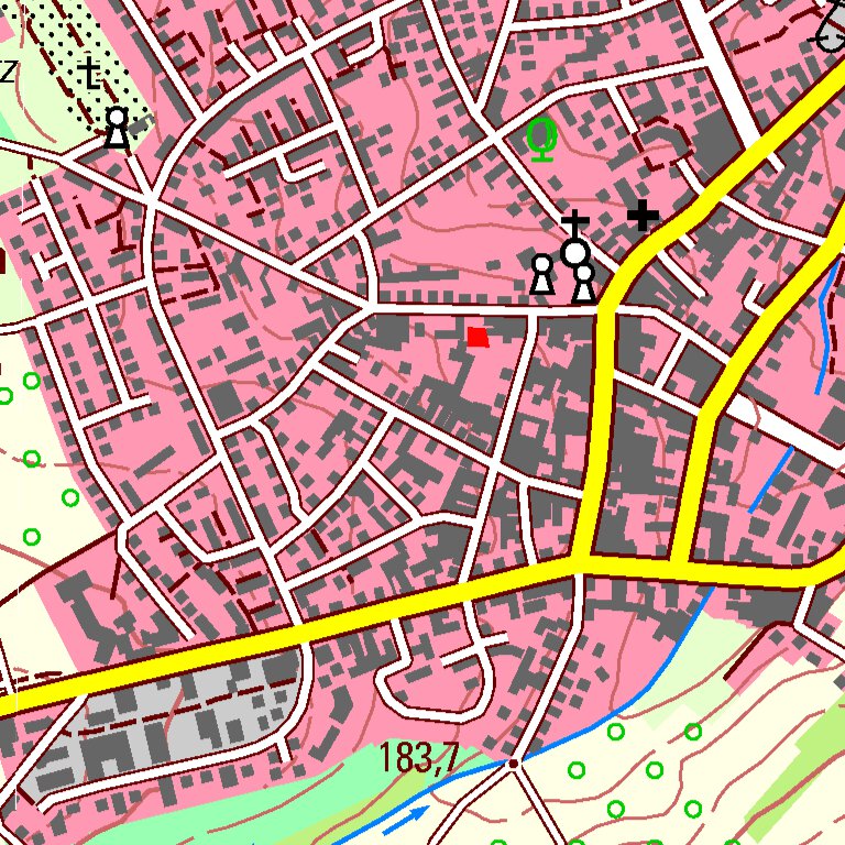 Mainz 4 (1:25,000) Map by Landesamt fur Vermessung und ...