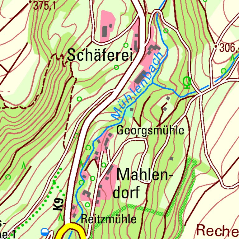 Ralingen (1:25,000) Map by Landesamt fur Vermessung und ...