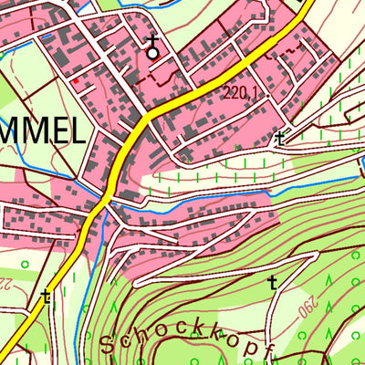 Konz (1:25,000) Map by Landesamt fur Vermessung und ...