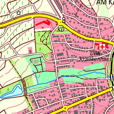Alzey (1:25,000) Map by Landesamt fur Vermessung und ...