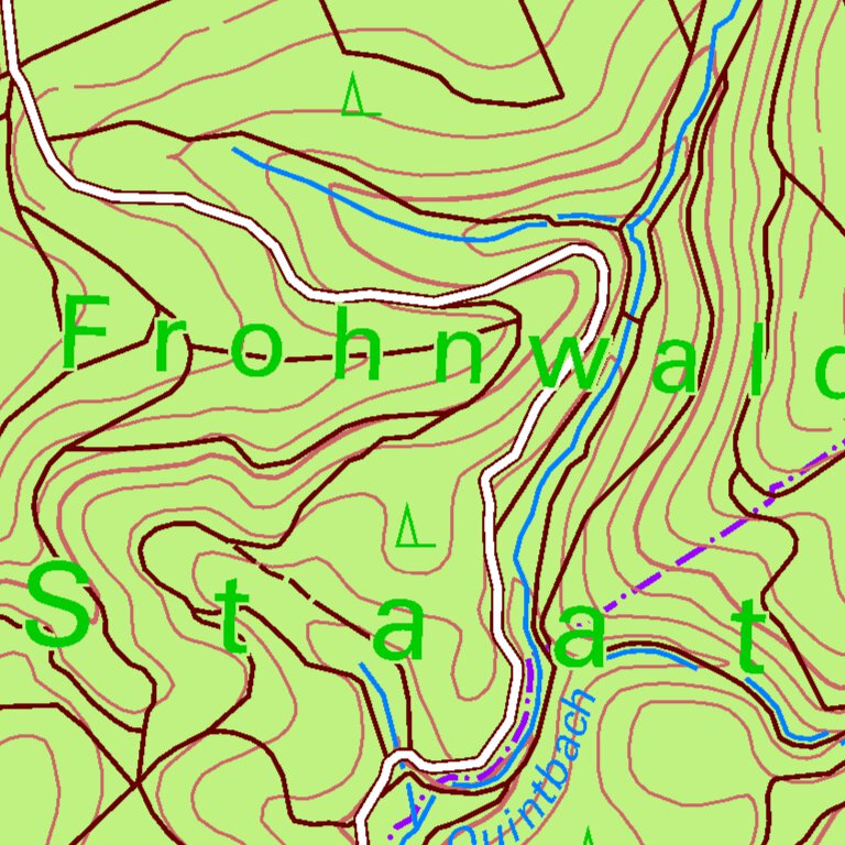 Zemmer (1:25,000) Map by Landesamt fur Vermessung und ...