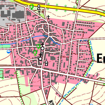 Erbes-Büdesheim (1:25,000) Map by Landesamt fur Vermessung und ...