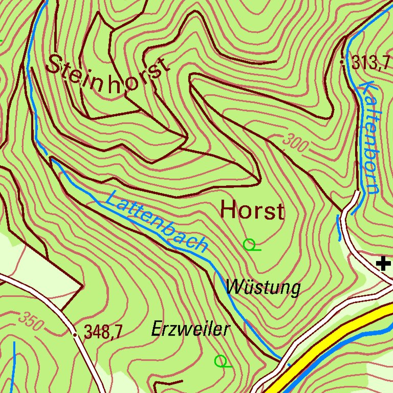 Baumholder (1:25,000) Map by Landesamt fur Vermessung und ...