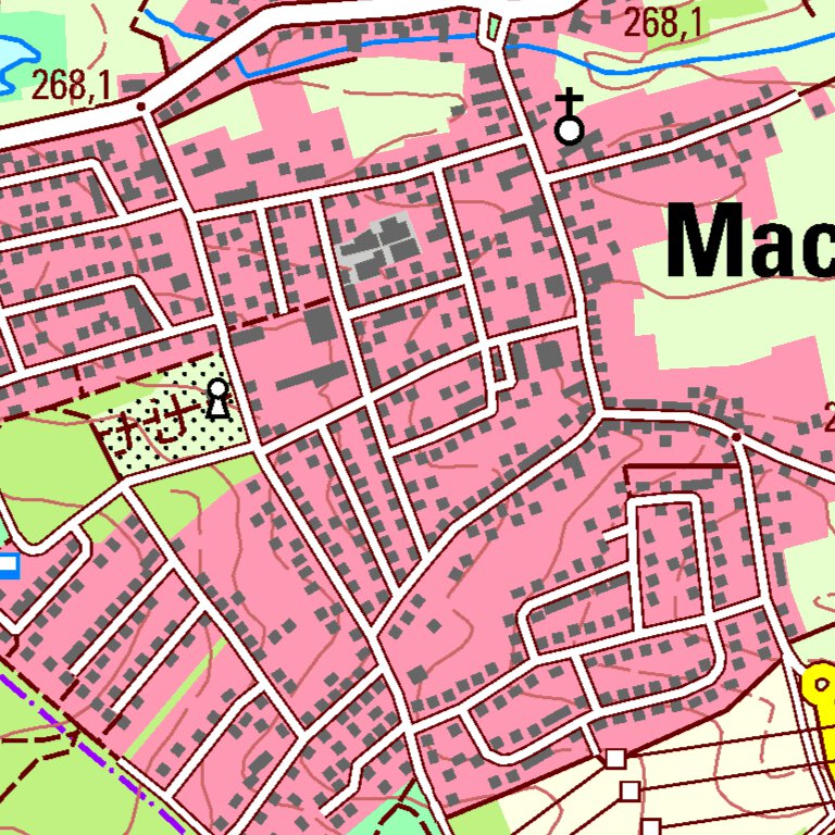 Ramstein-Miesenbach (1:25,000) Map by Landesamt fur Vermessung und ...