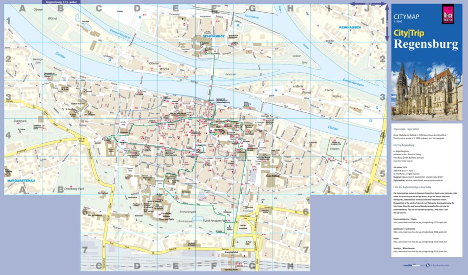 Citymap Regensburg 2023 Map by Reise Know-How Verlag Peter Rump GmbH ...