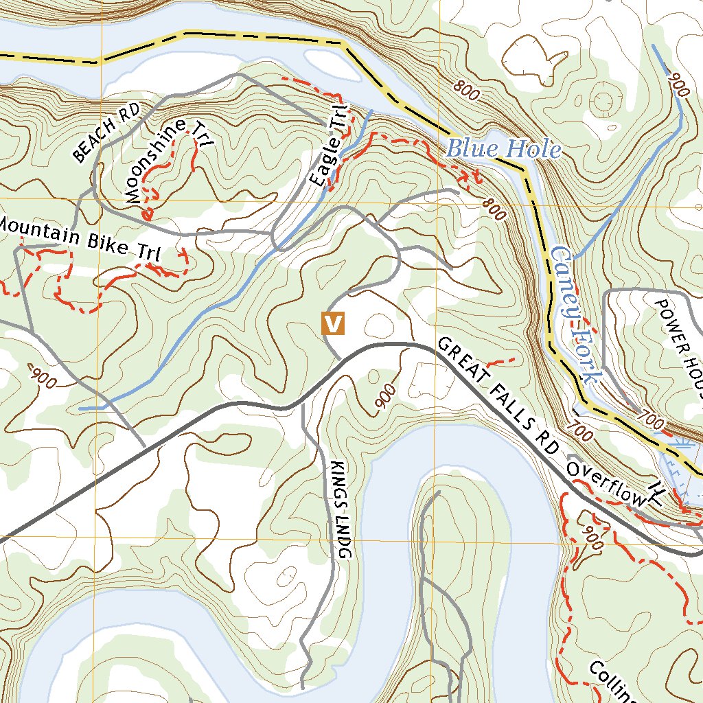 Campaign, TN (2022, 24000-Scale) Map by United States Geological Survey ...
