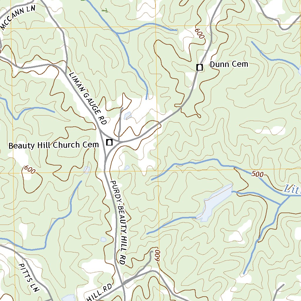Mount Peter, TN (2022, 24000-Scale) Map by United States Geological ...