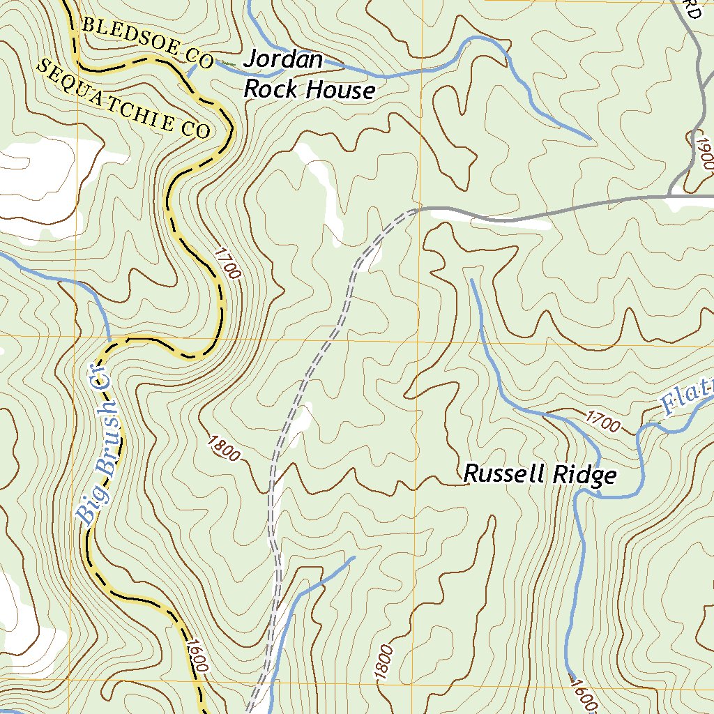 Smartt Mountain, TN (2022, 24000-Scale) Map by United States Geological ...