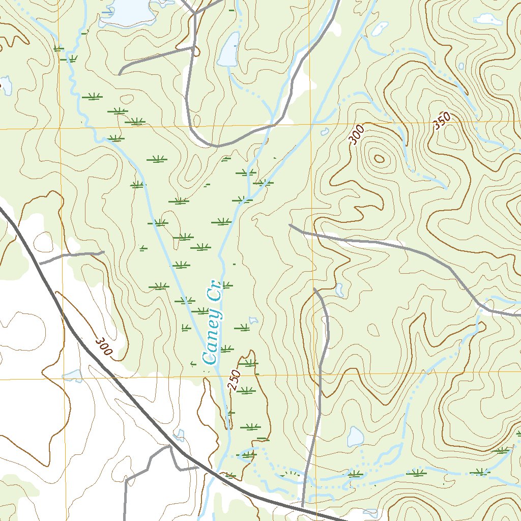 Ashland, TX (2022, 24000-Scale) Map by United States Geological Survey ...