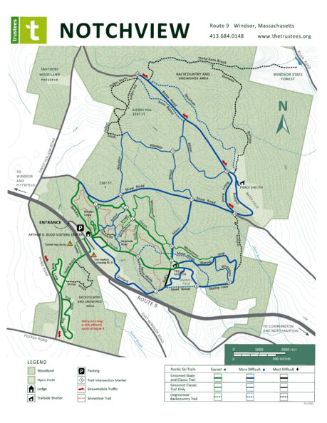 Notchview Map by The Trustees of Reservations | Avenza Maps