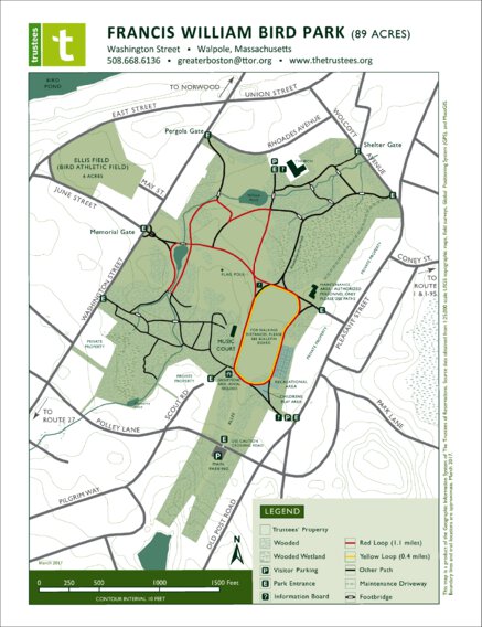 Bird Park Map by The Trustees of Reservations | Avenza Maps