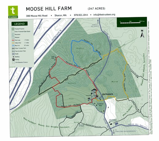 Moose Hill Farm Map by The Trustees of Reservations | Avenza Maps