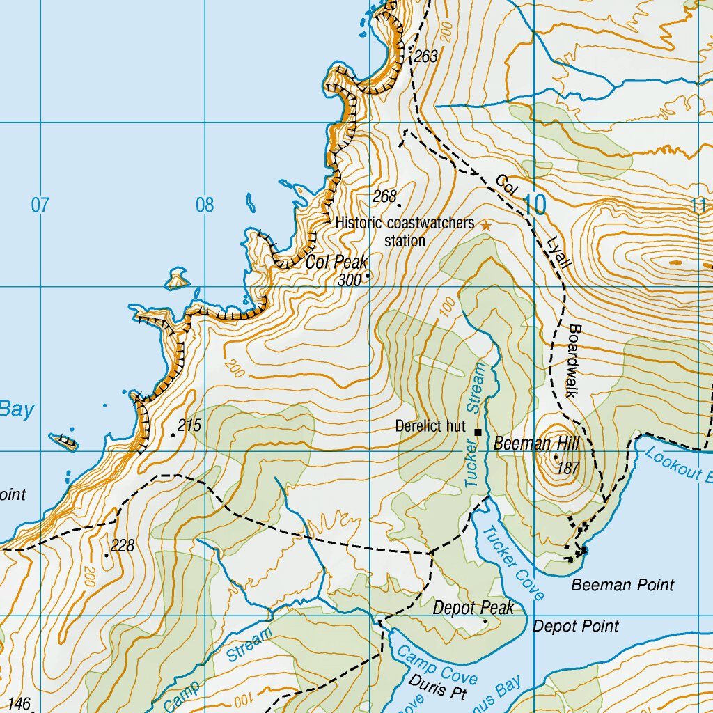CM01 - Campbell Island/Motu Ihupuku Map by Land Information New Zealand ...