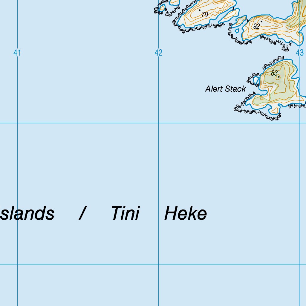 SI01 - Snares Islands/Tini Heke Map by Land Information New Zealand ...