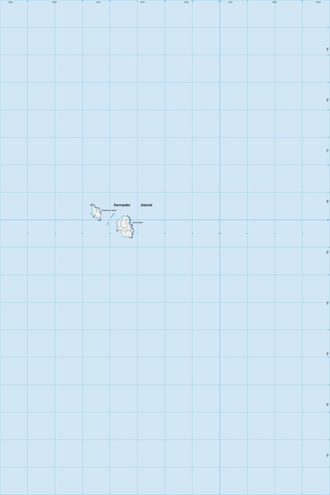 KI04 - Curtis Island Map by Land Information New Zealand | Avenza Maps
