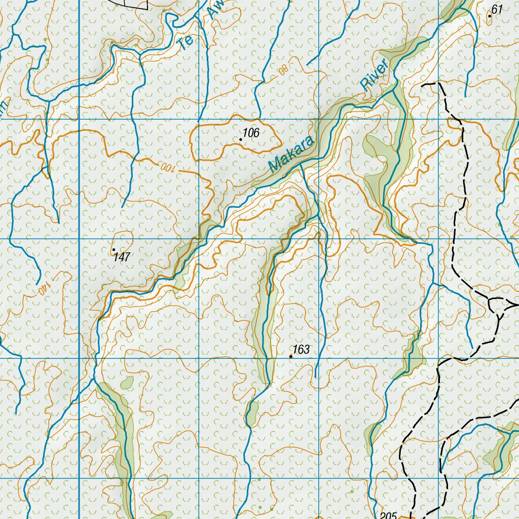CI04 - Waitangi Map by Land Information New Zealand | Avenza Maps