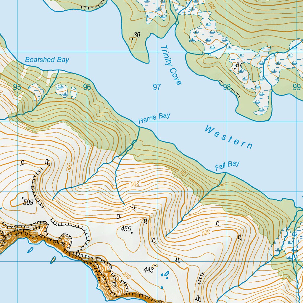 AK03 - Carnley Harbour Map by Land Information New Zealand | Avenza Maps