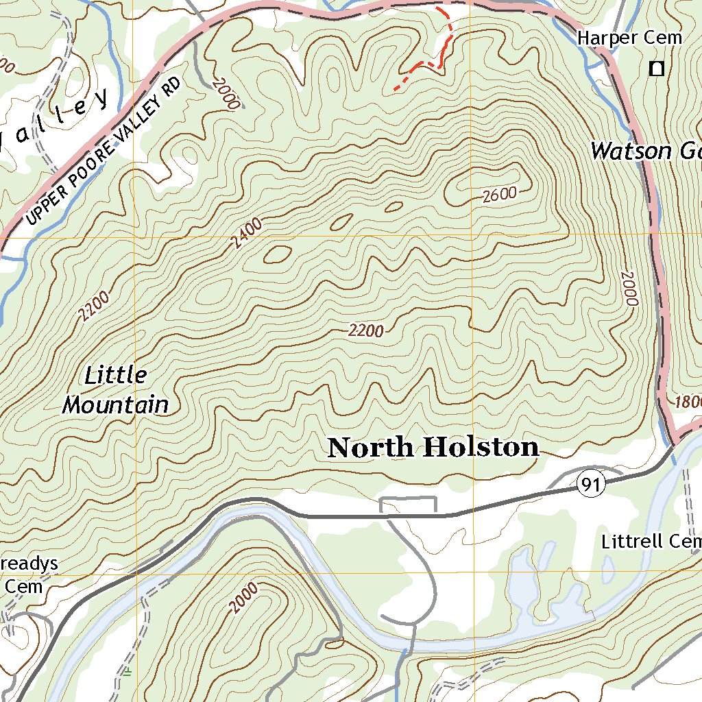 Broadford, VA (2022, 24000-Scale) Map by United States Geological ...